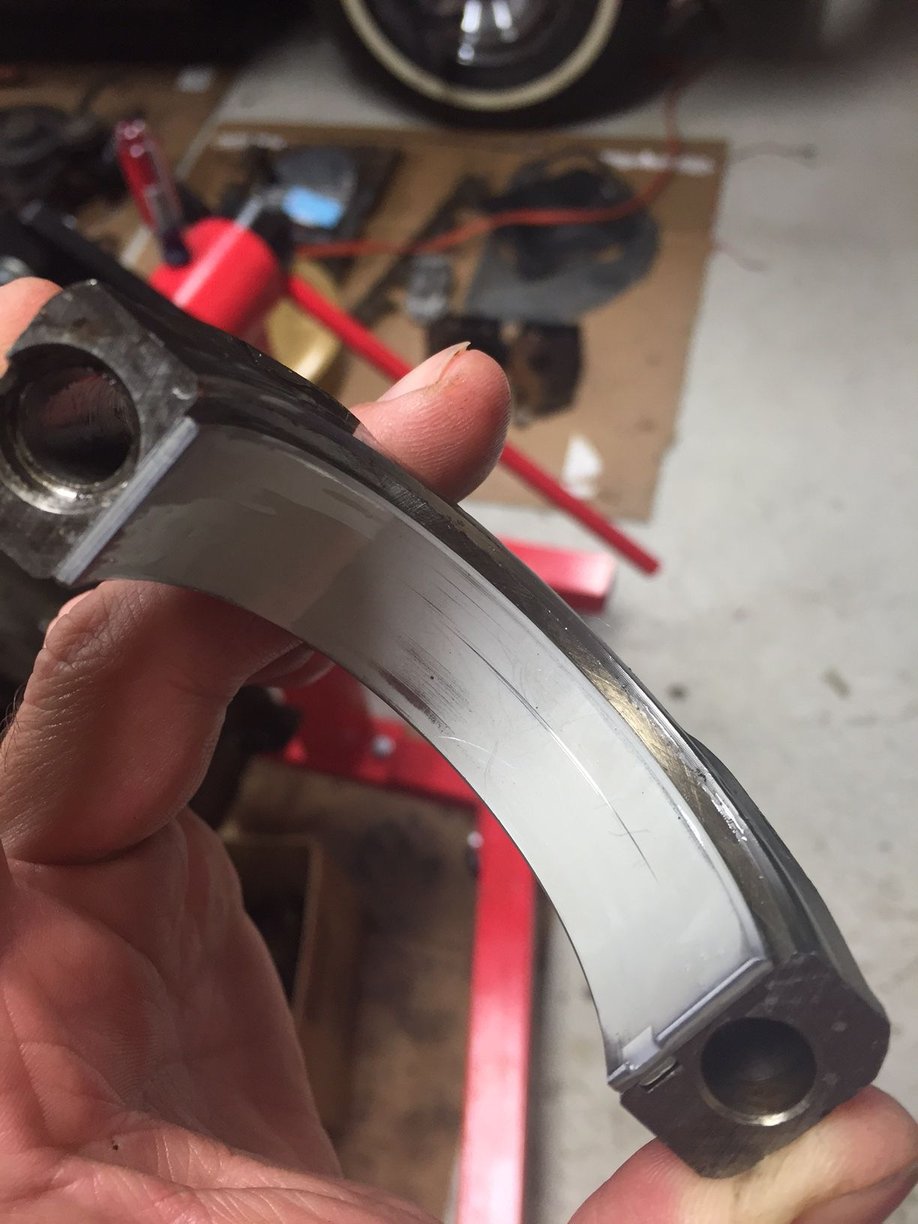 First time engine building, scoring on connecting rod bearing? - Ford ...