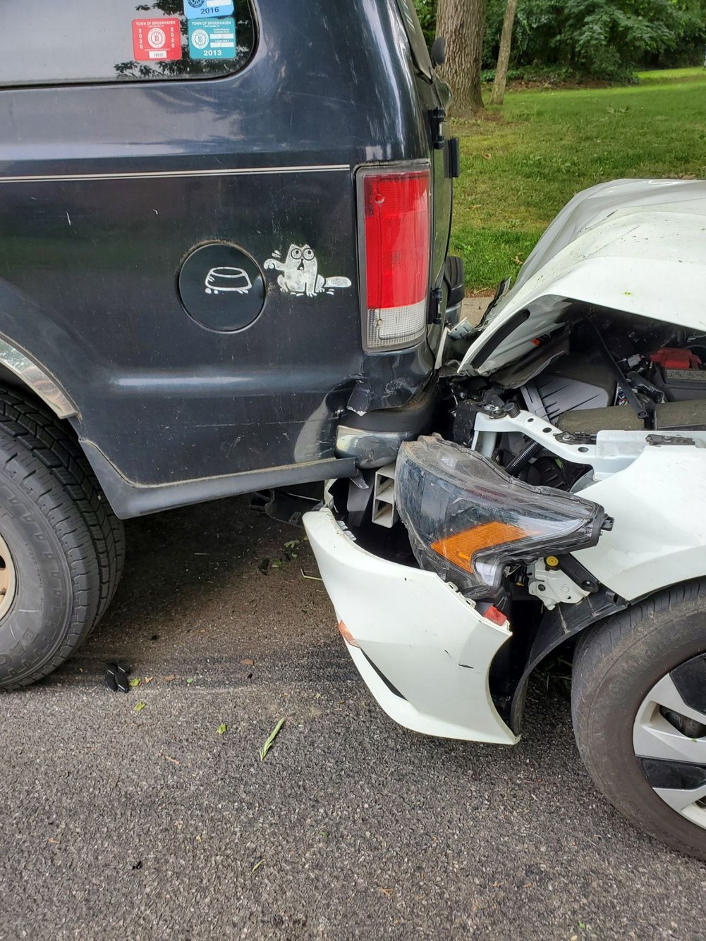 Rear ended by a 2022 Altima. - Ford Truck Enthusiasts Forums