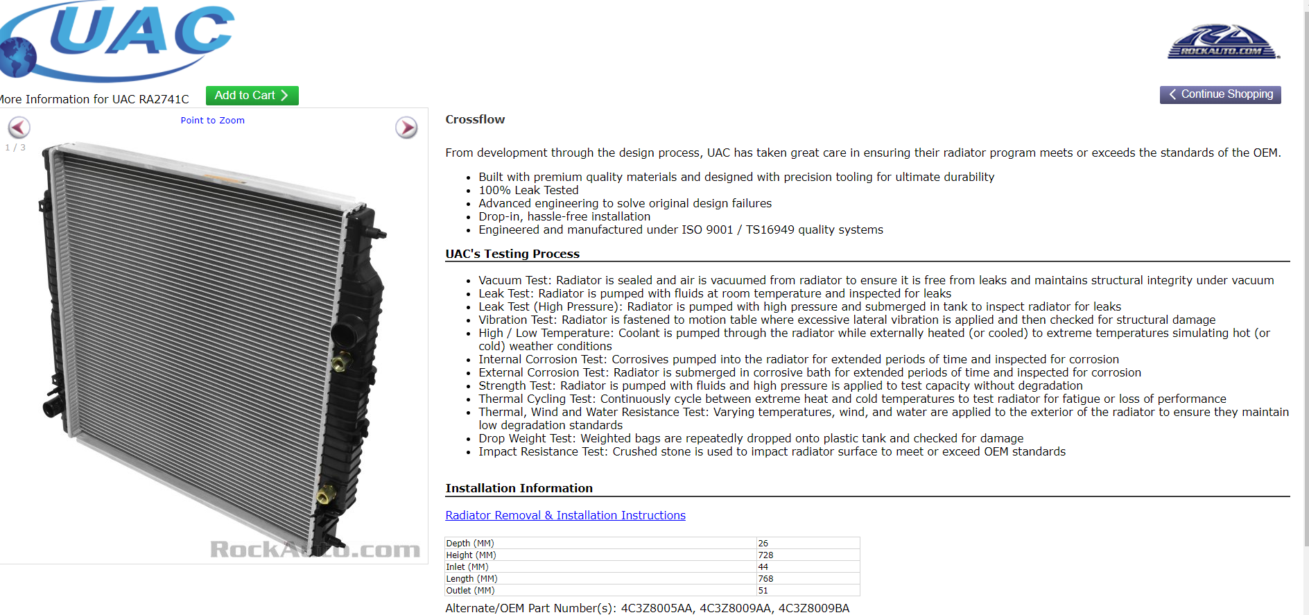 04 f350 radiator - Ford Truck Enthusiasts Forums