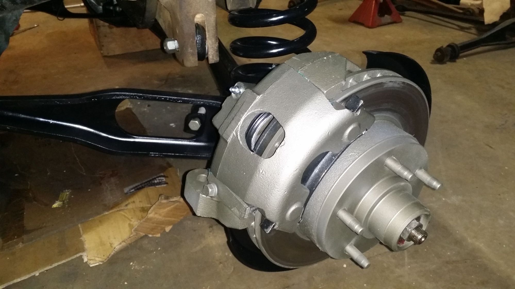 66 f100 with 1970 I beam disks and rear drum or explorer disk brake kit ...