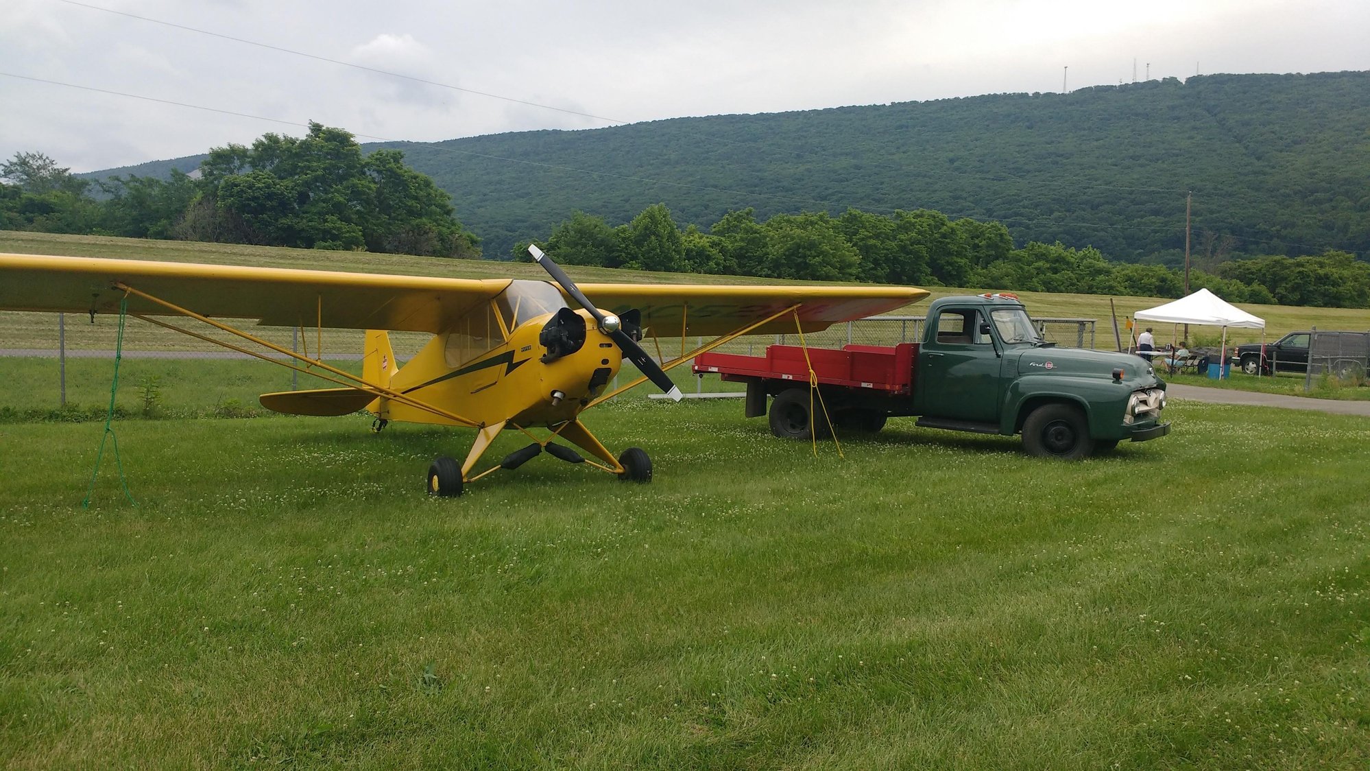 My truck and a J3 Piper Cub - Ford Truck Enthusiasts Forums