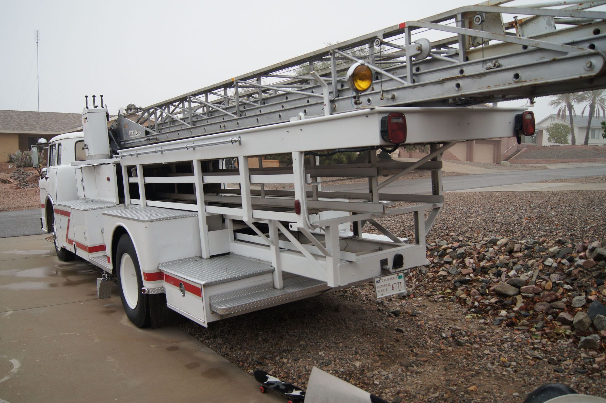 C800 Fire truck to car hauler conversion is complete - Ford Truck ...
