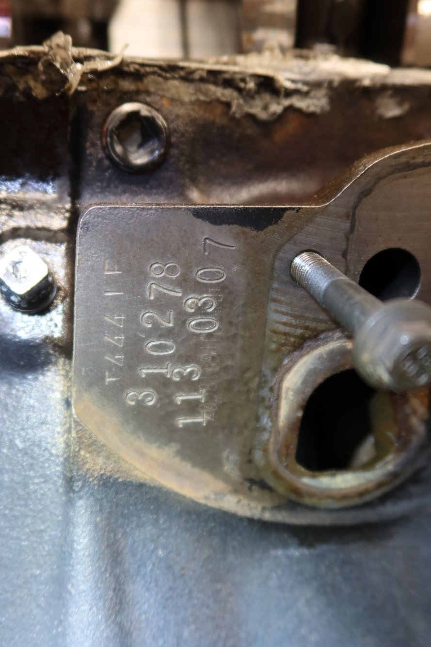 Help identify odd engine serial number stamping - Ford Truck ...