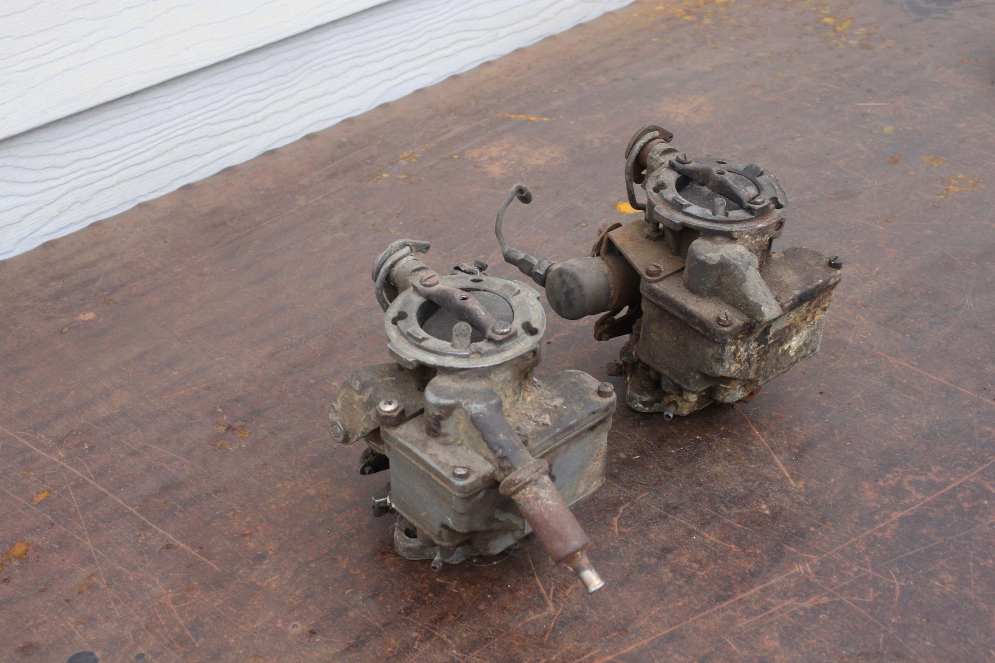 2 68-72 Ford 240/300 Inline 6 Carter YF 1V Carbs For Parts or Rebuild ...