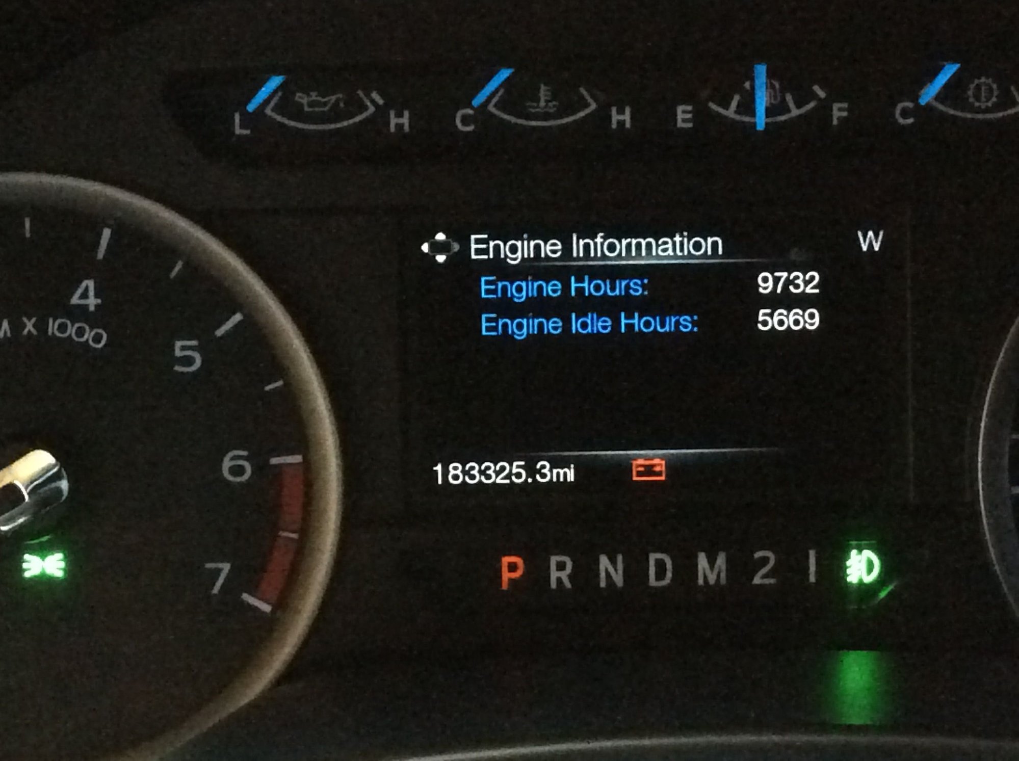 how to find the total hours on my truck - Ford Truck Enthusiasts Forums