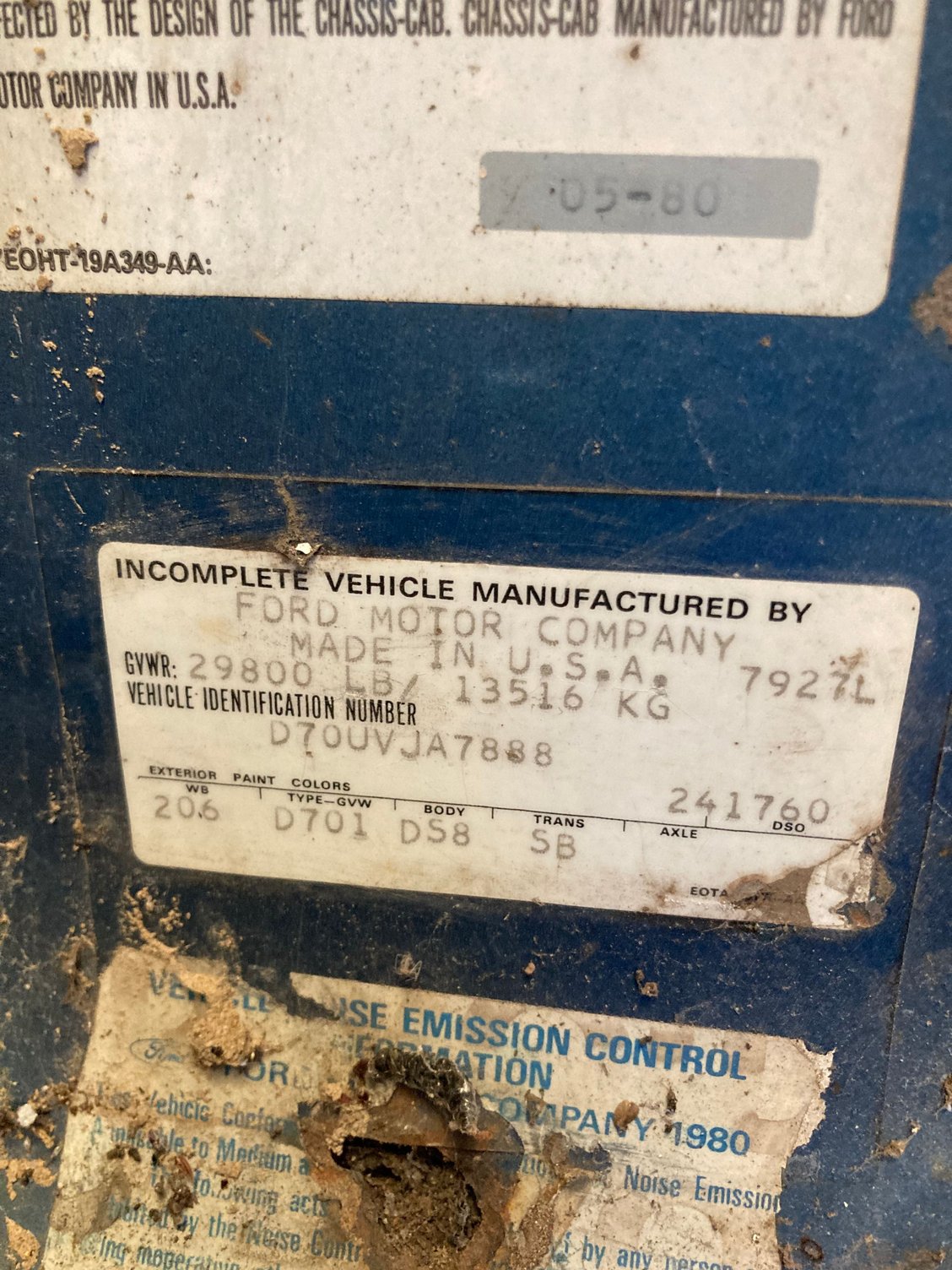 Decode warranty plate - Ford Truck Enthusiasts Forums