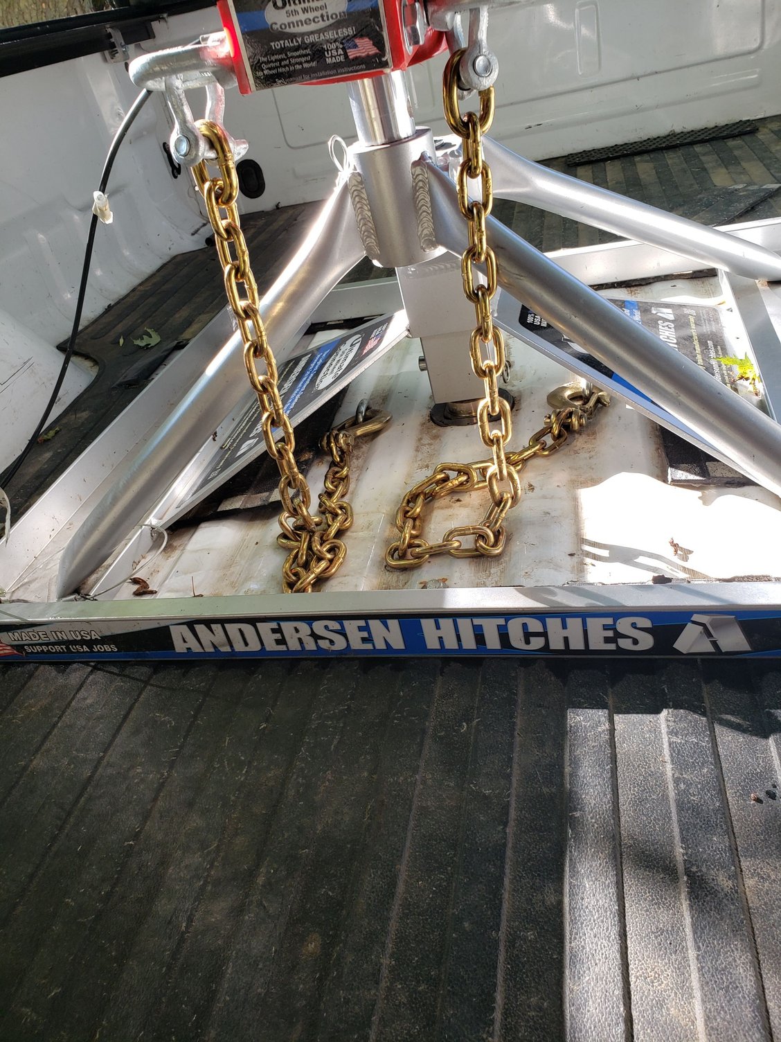 First hookup with 5th wheel and Andersen hitch - Page 13 - Ford Truck ...
