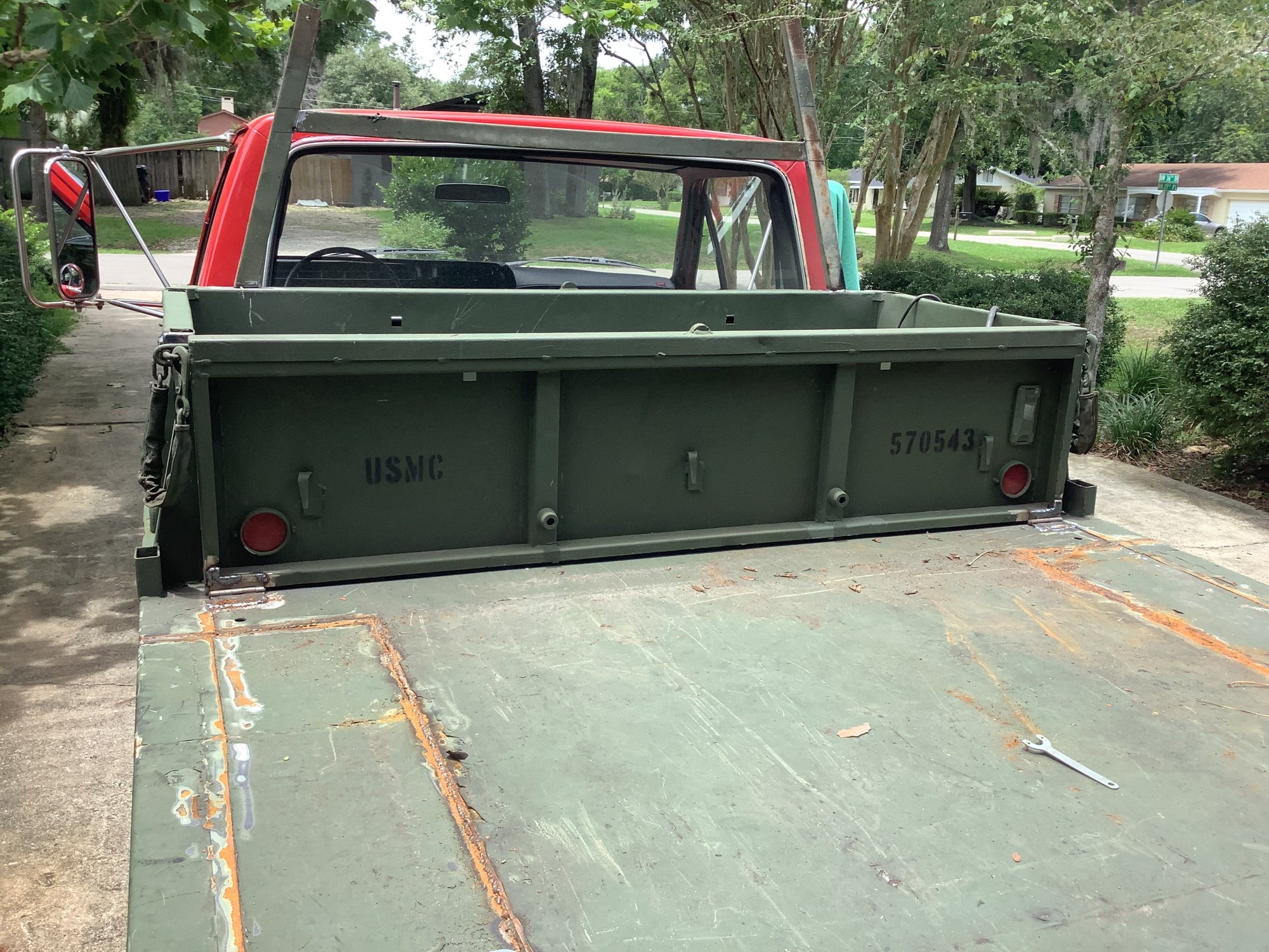 Flatbed from miltary trailer (M105) - Page 2 - Ford Truck Enthusiasts ...