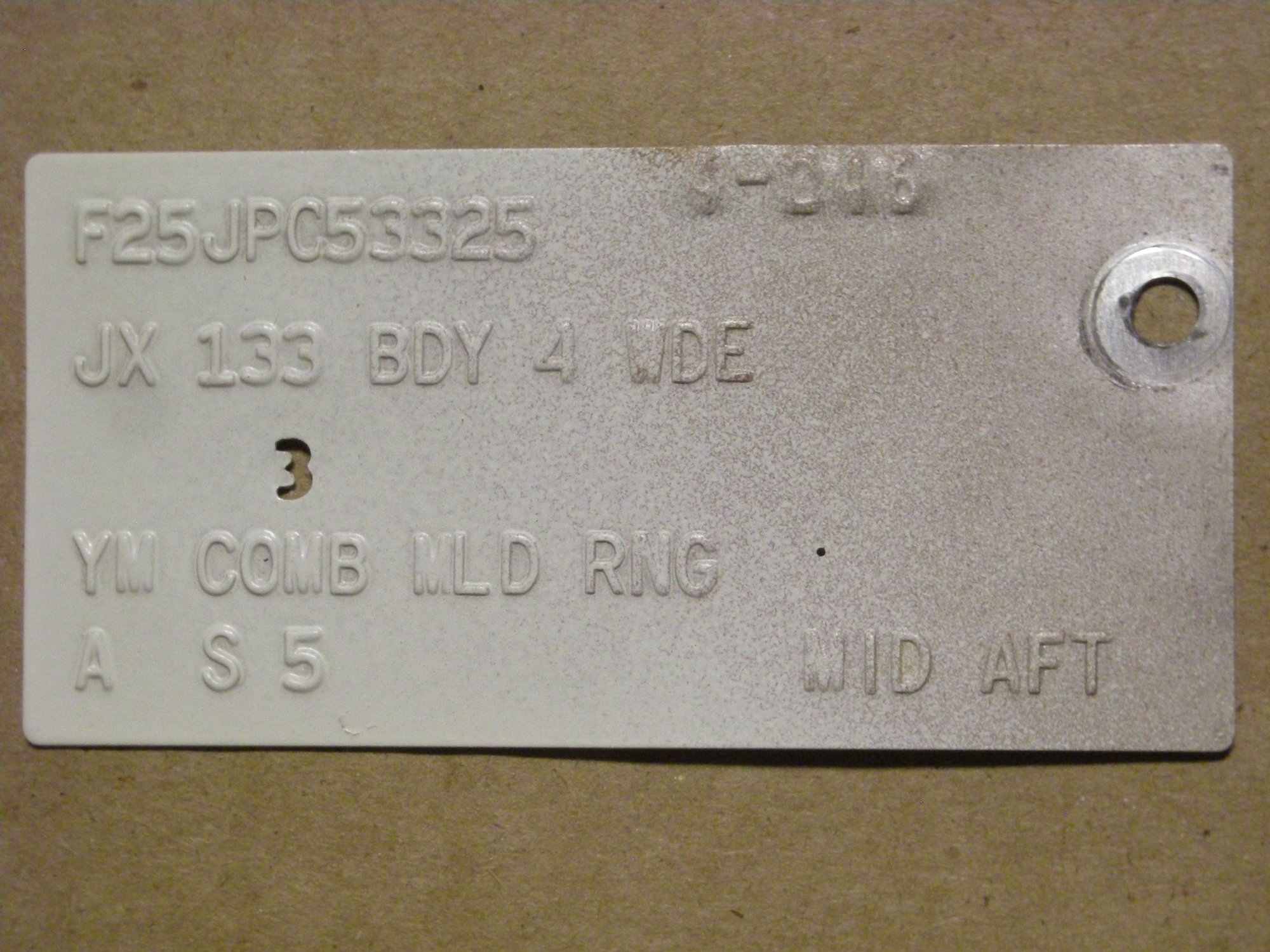 What does this tag mean? - Ford Truck Enthusiasts Forums