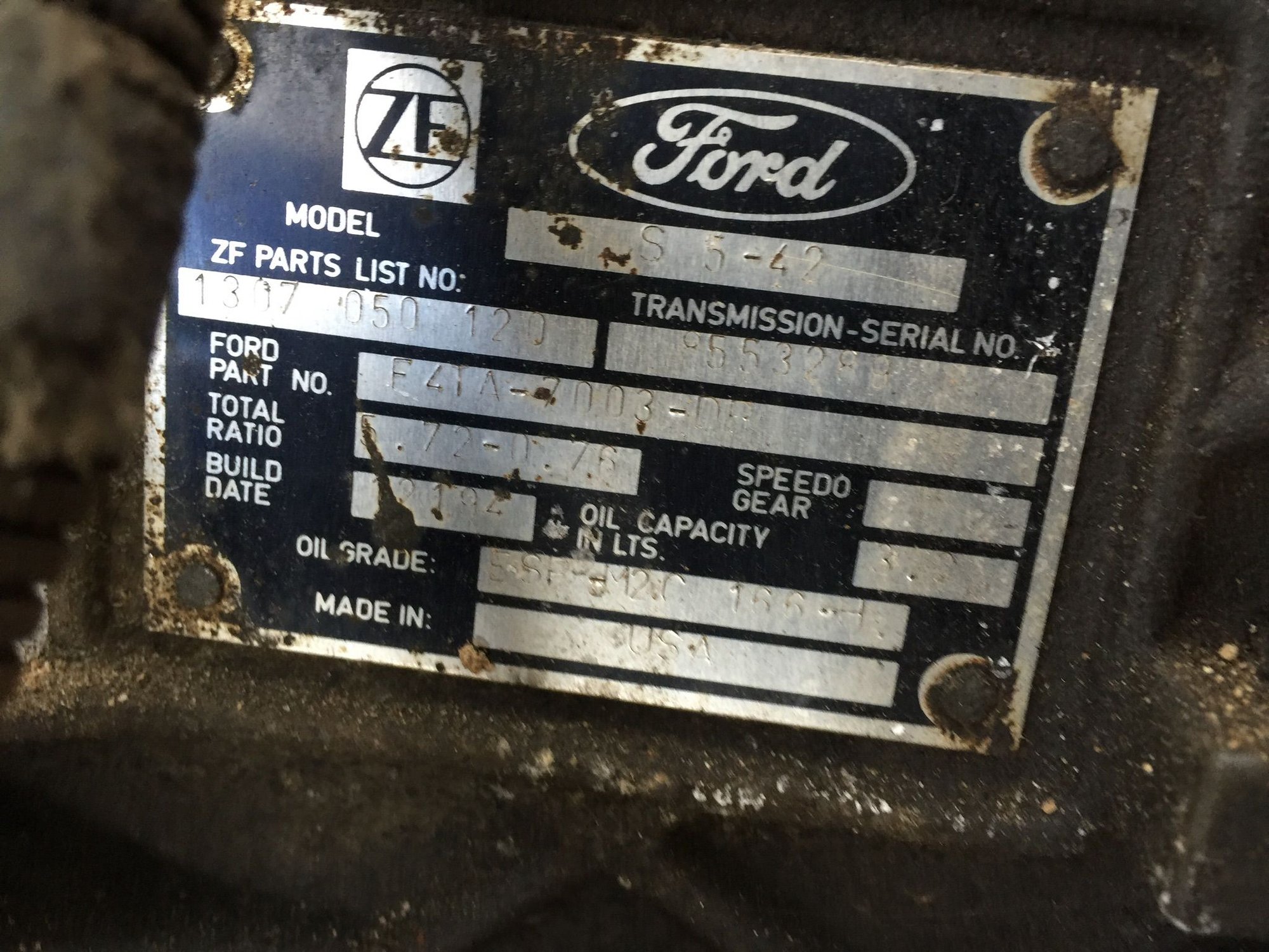 for used ZF5 - Ford Truck Enthusiasts Forums