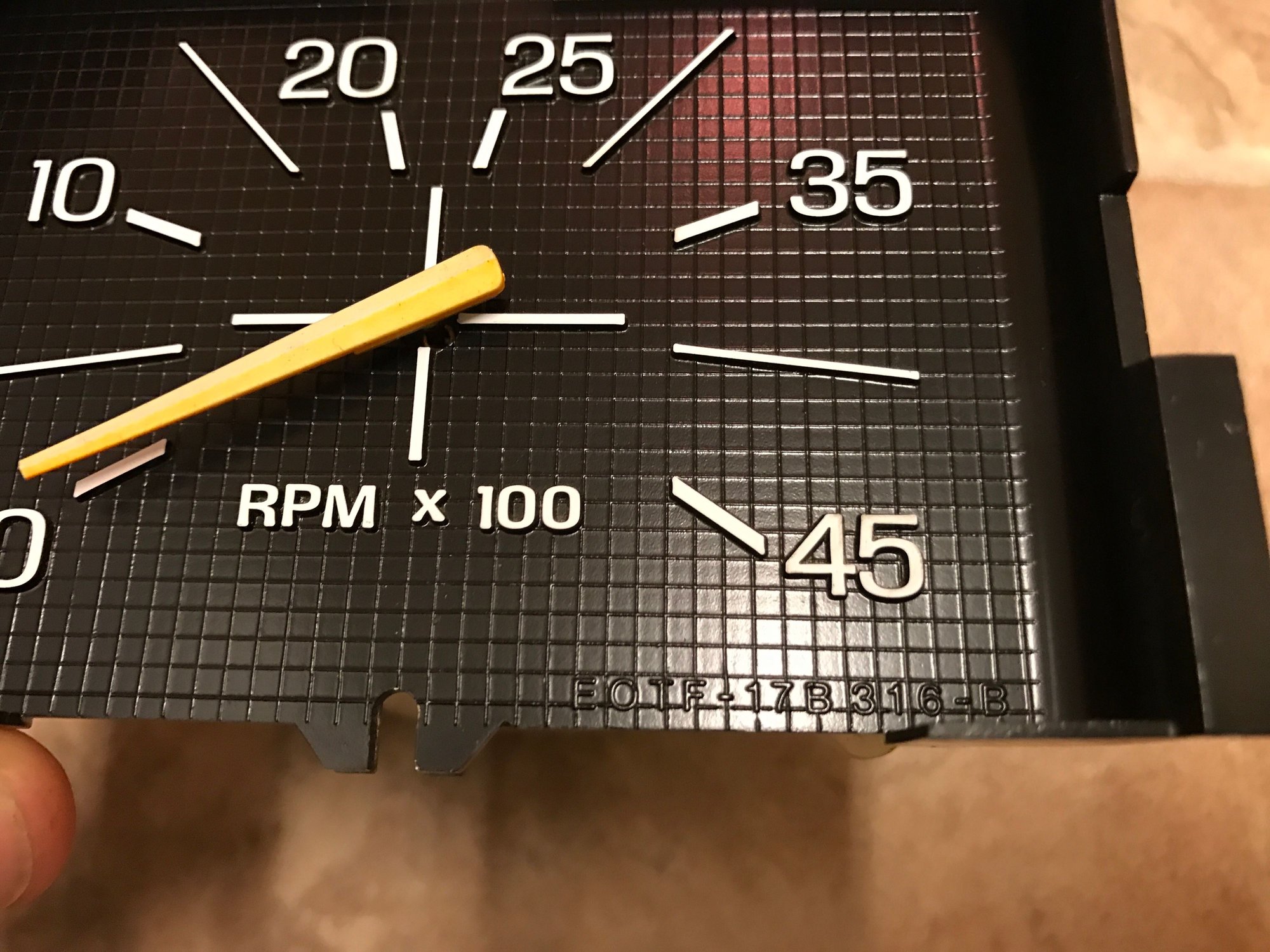 Tachometer differences with engineering numbers... - Page 6 - Ford ...