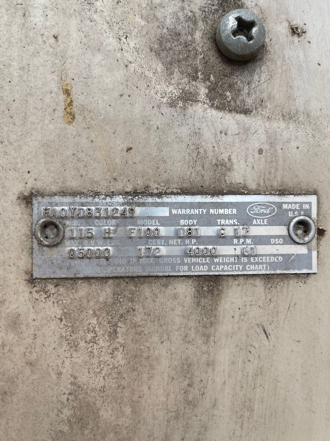 1966 F-100 Rear End Identification - Ford Truck Enthusiasts Forums