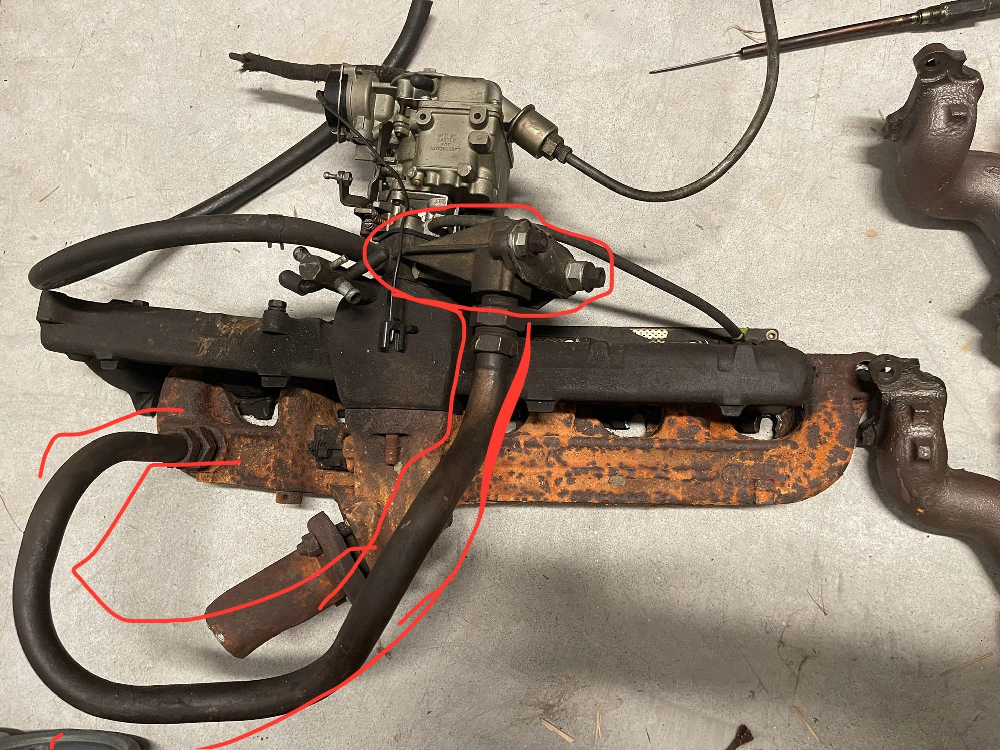 300 inline six conversion to 2 barrel Carb questions, in need of help ...