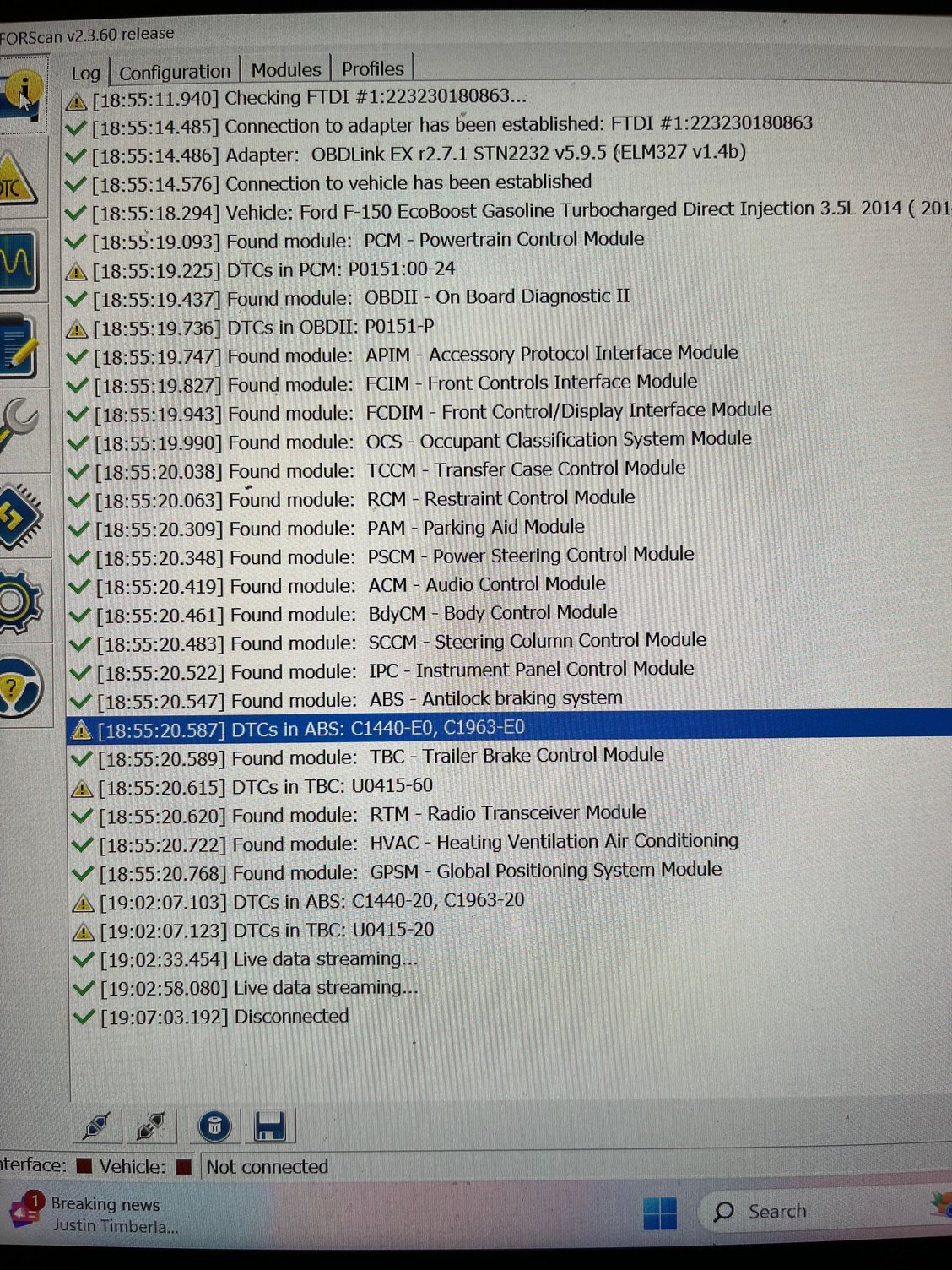 Forscan Codes - Ford Truck Enthusiasts Forums