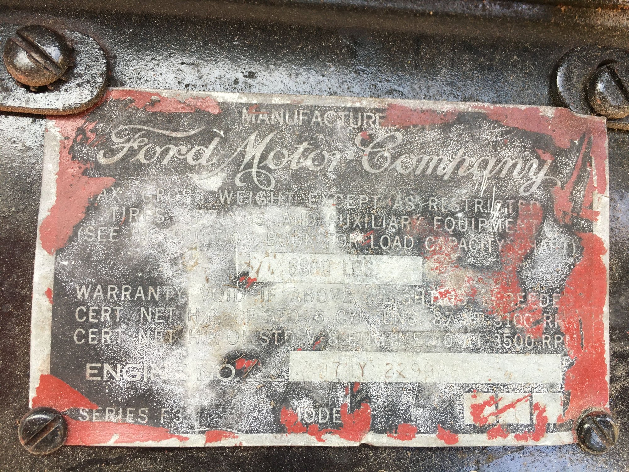 1948-1960: 1949/1950 VIN # Cut off - Page 83 - Ford Truck Enthusiasts ...
