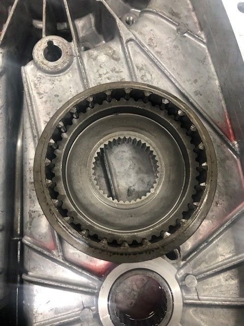 Made a sort of hybrid NP 271 & NP 273 transfer case - Ford Truck ...