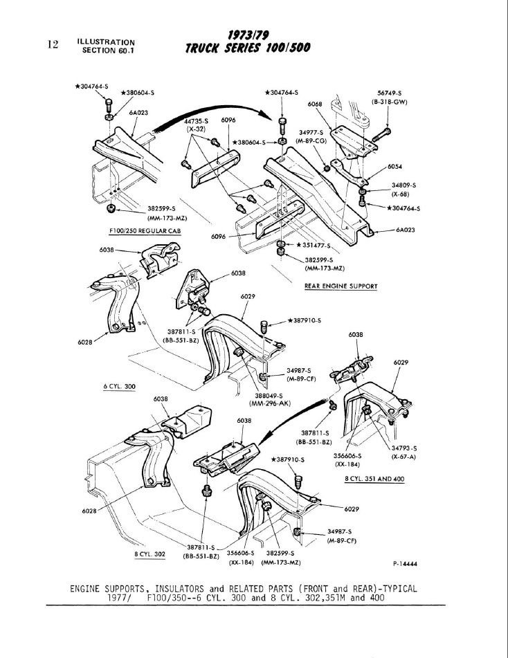 Frame mounts for 302 5L - Ford Truck Enthusiasts Forums