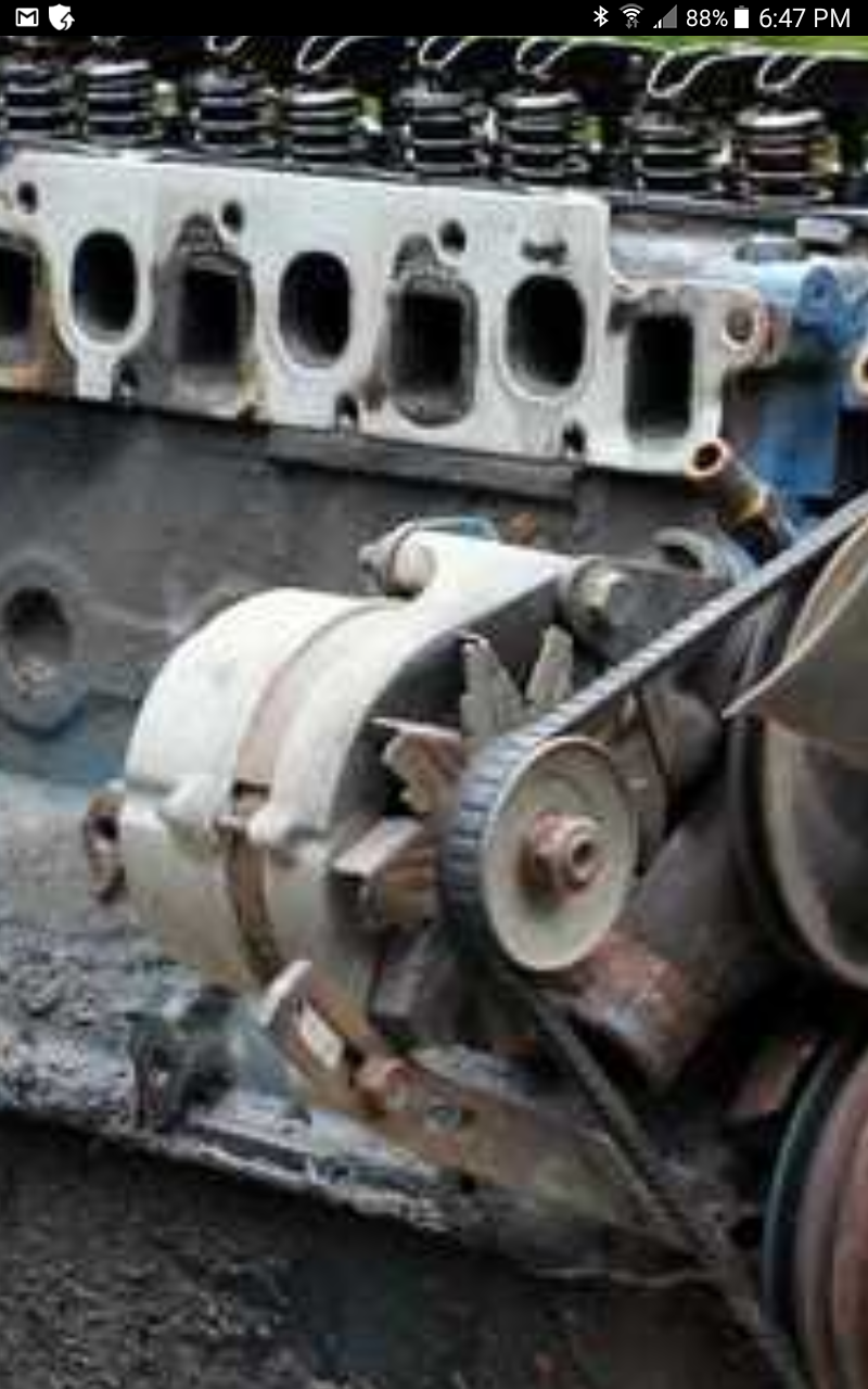 Help with alternator brackets - Ford Truck Enthusiasts Forums