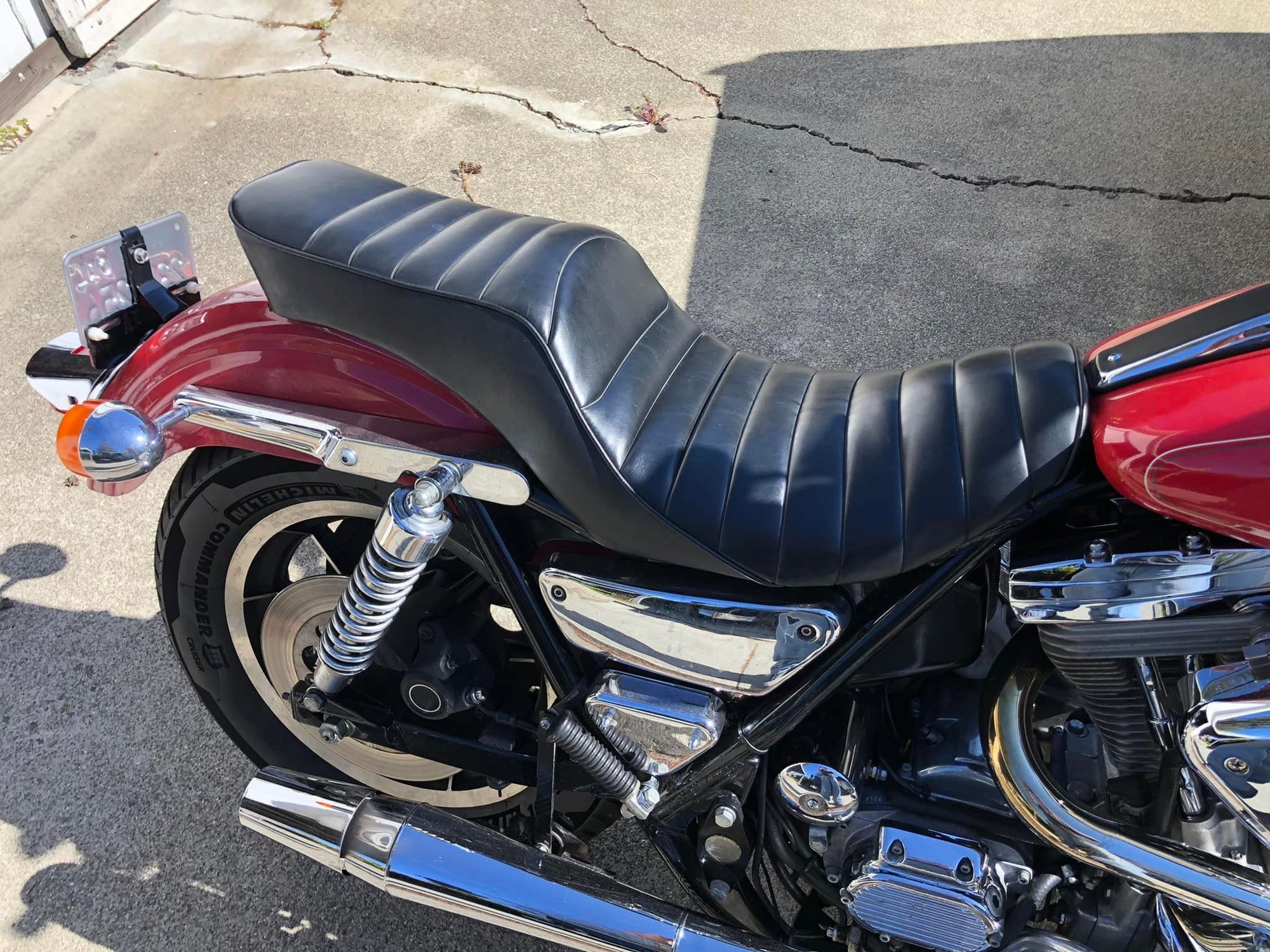 My new FXR seat - Harley Davidson Forums