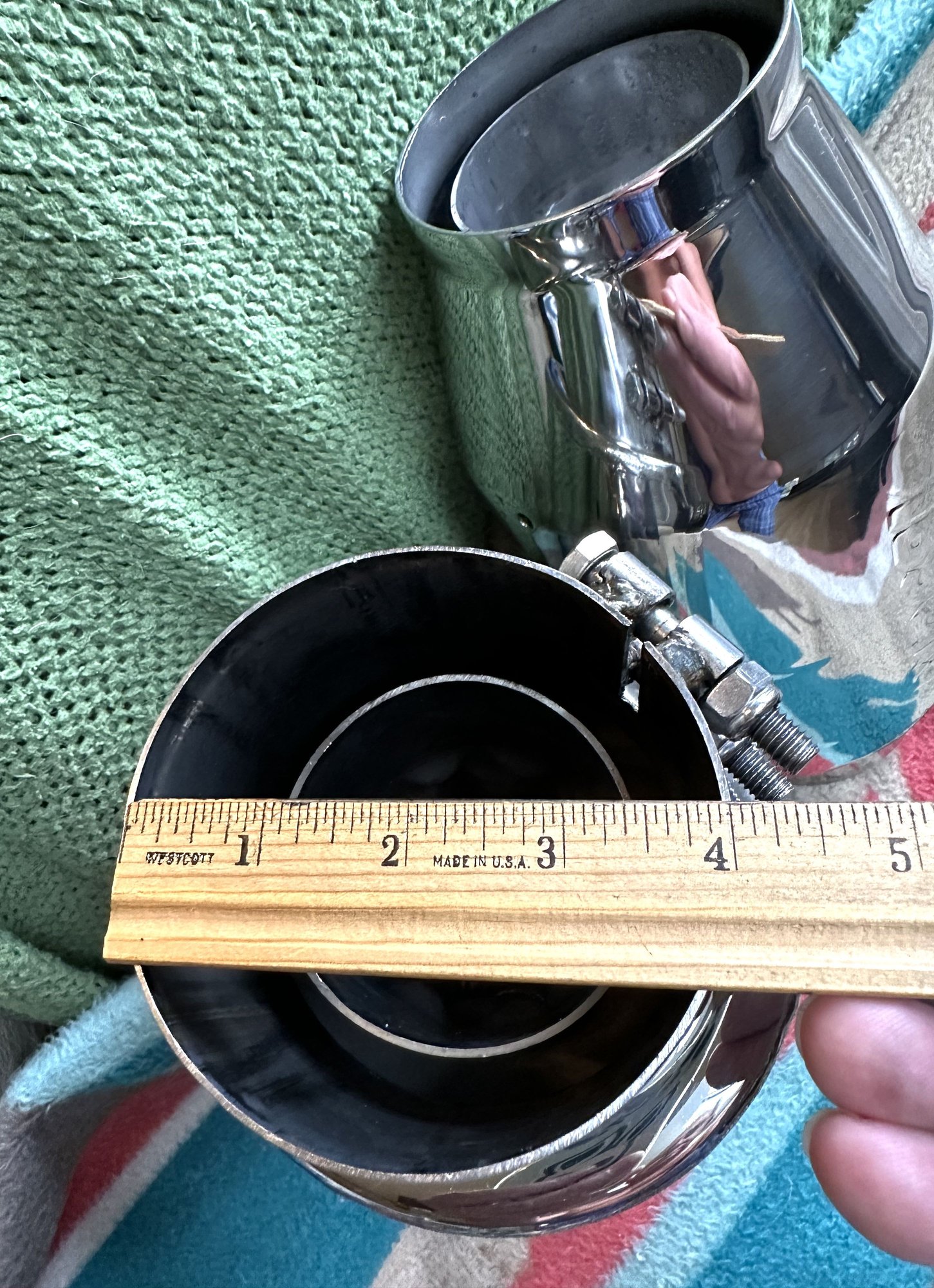 Gibson Bullet Clamp-On Mufflers 4" 110001 - Offshoreonly.com