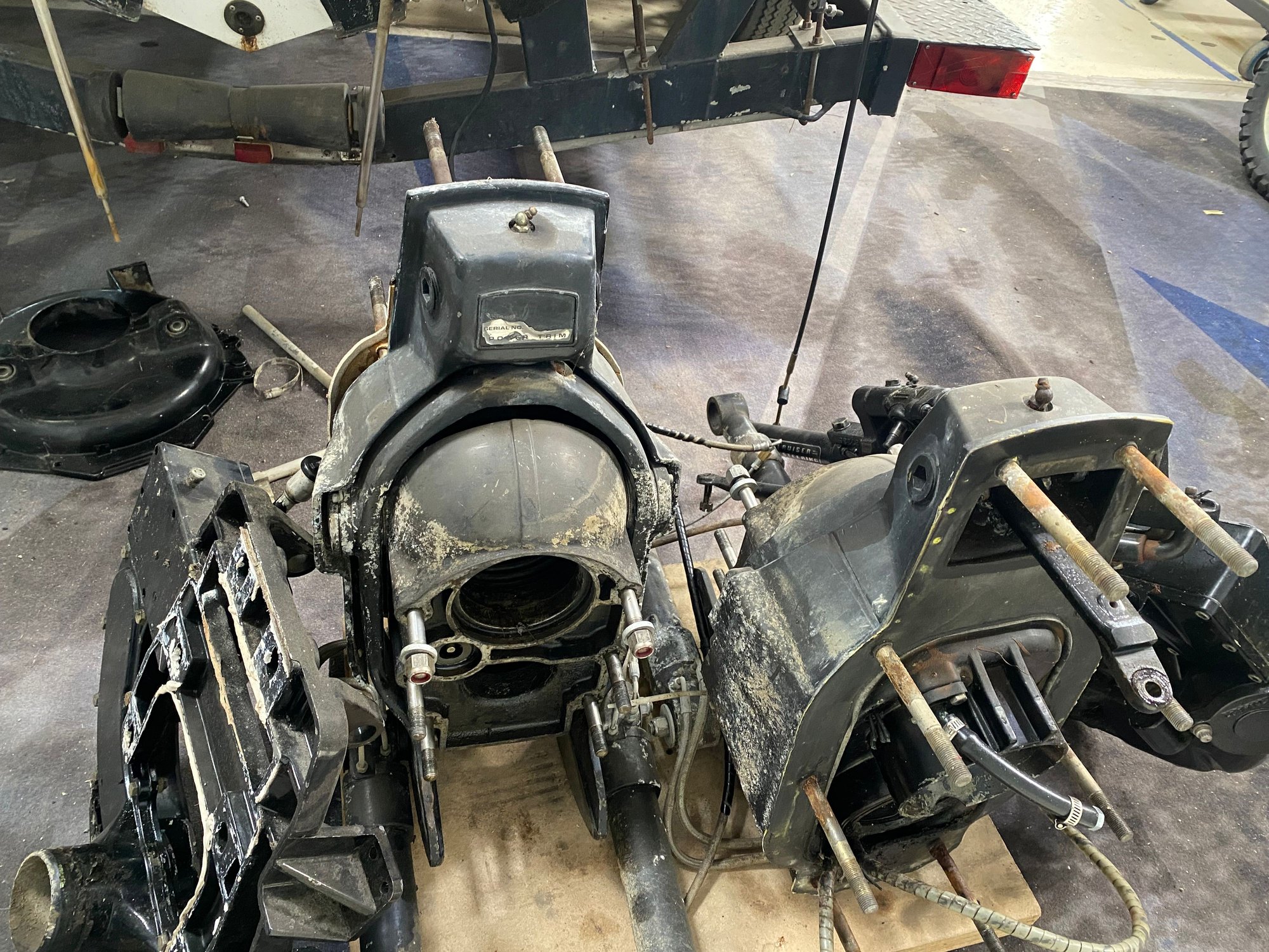 TRS transom and merc 2 trans x2 - Offshoreonly.com