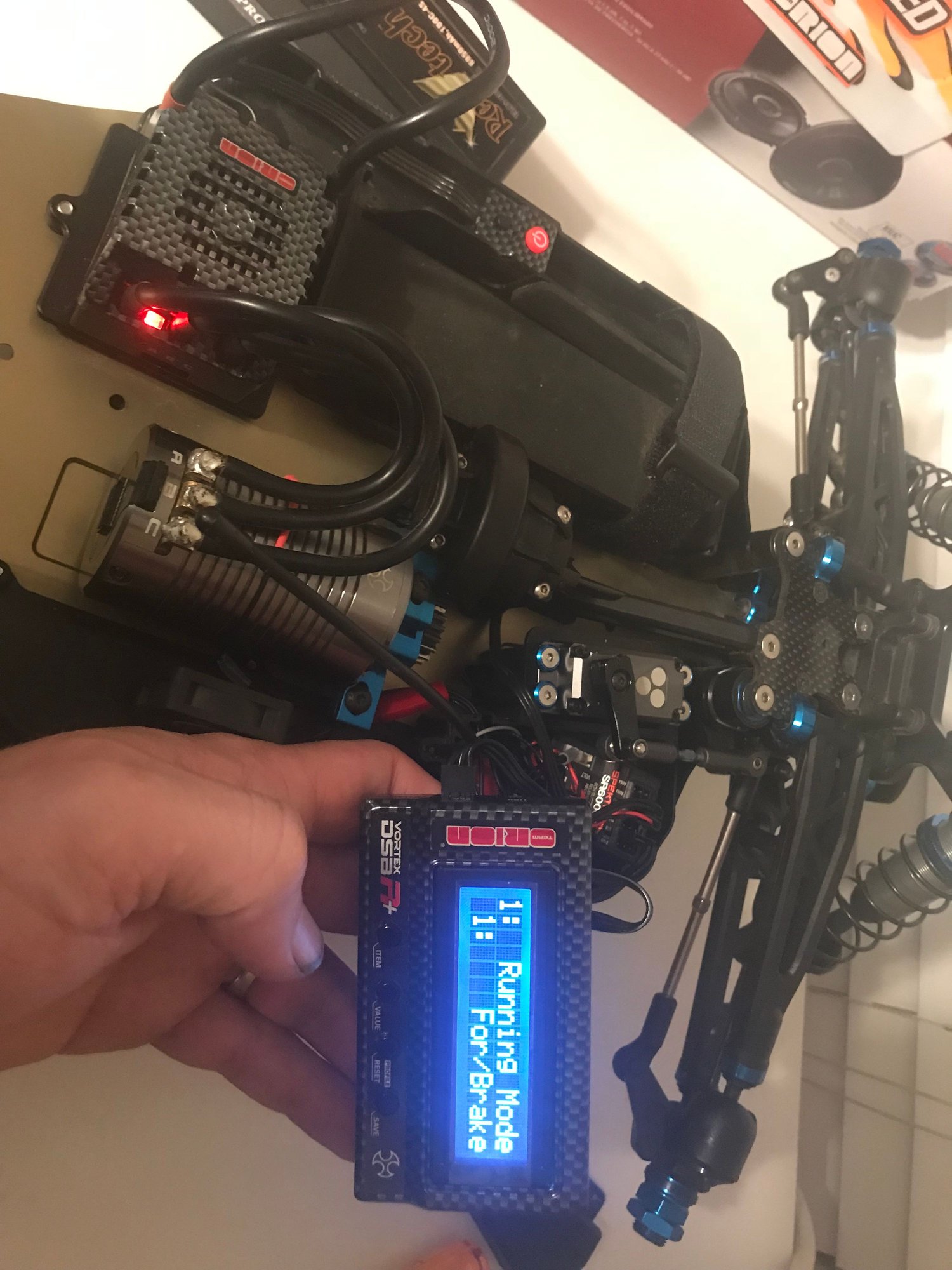 HELP!!! With team Orion R8X pro esc programming. - R/C Tech Forums