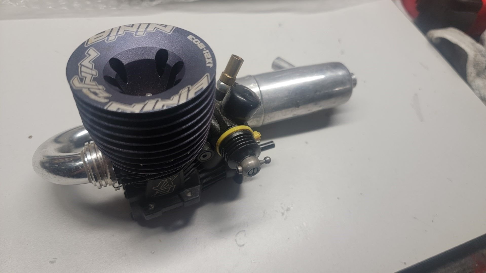 Mugen Seiki Ninja JX21-B03 3-Port, OS 2090SC Pipe 75mm Manifold - R/C ...