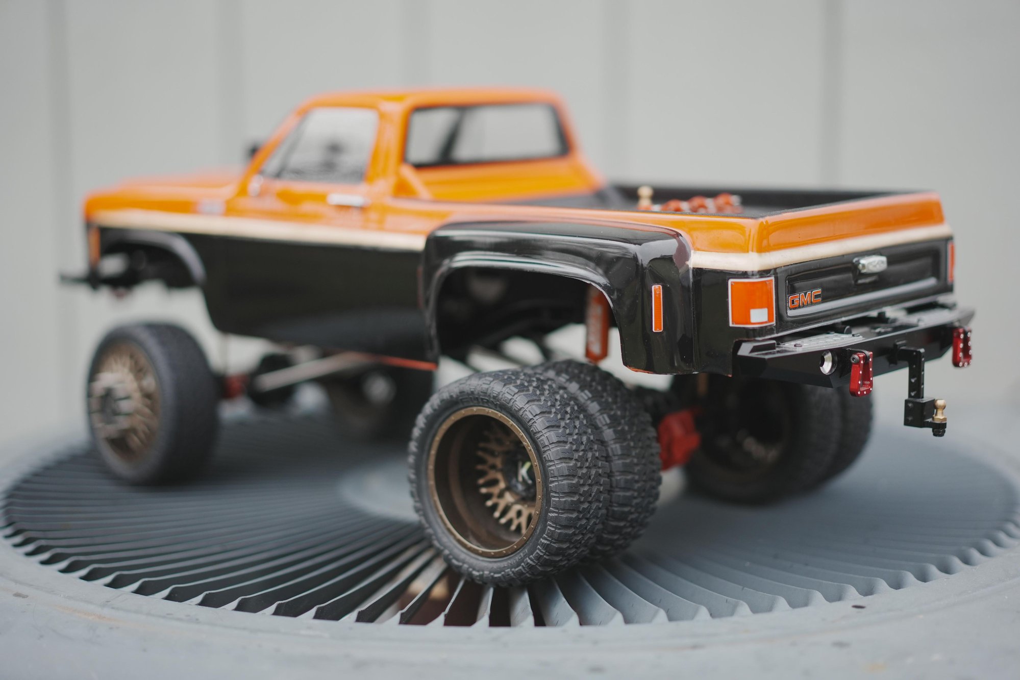 Custom Axial tow truck SCX10 build custom painted body winch metal ...