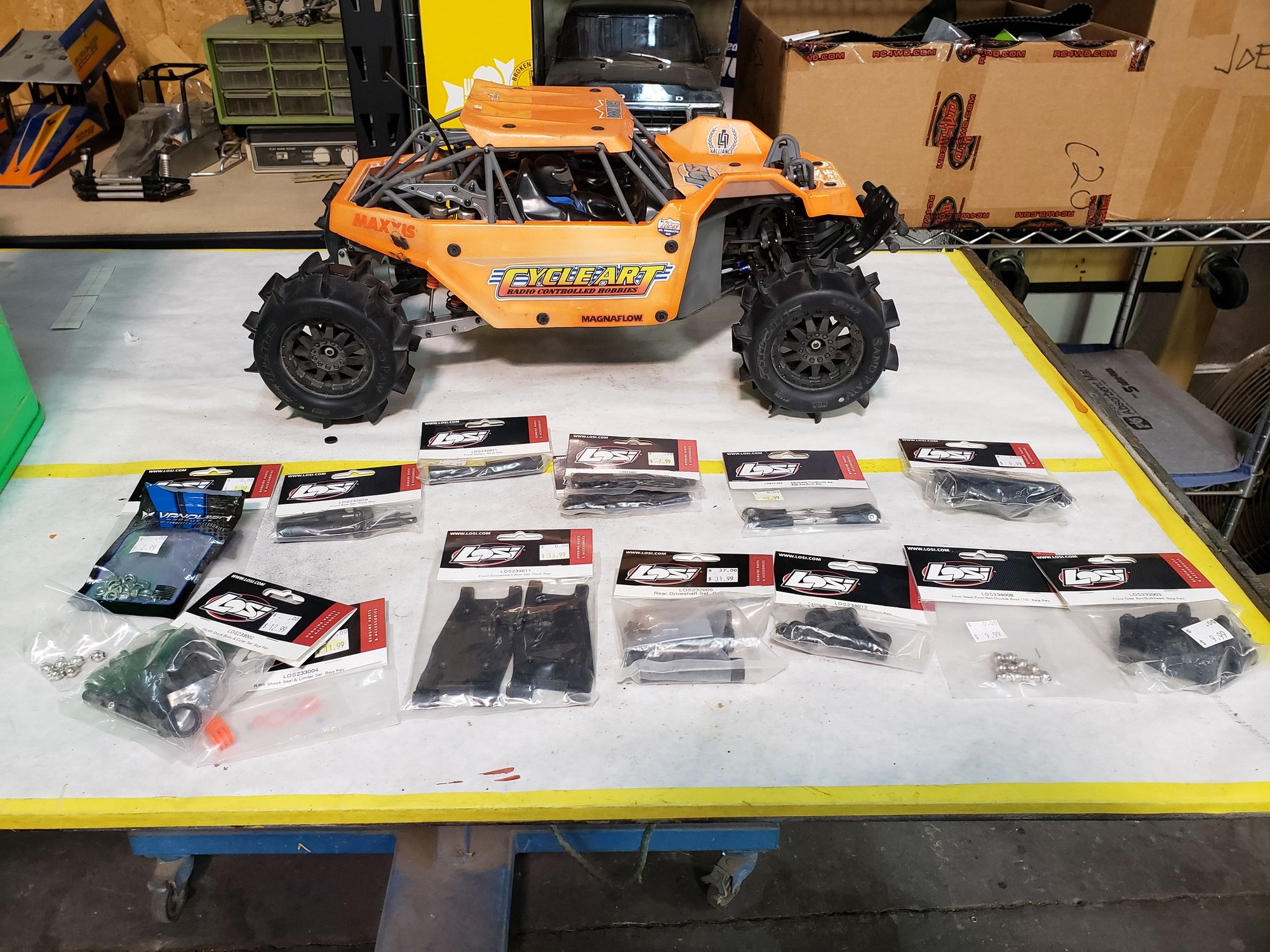 Losi Rock Rey kit fully upgraded w/ spare parts - R/C Tech Forums
