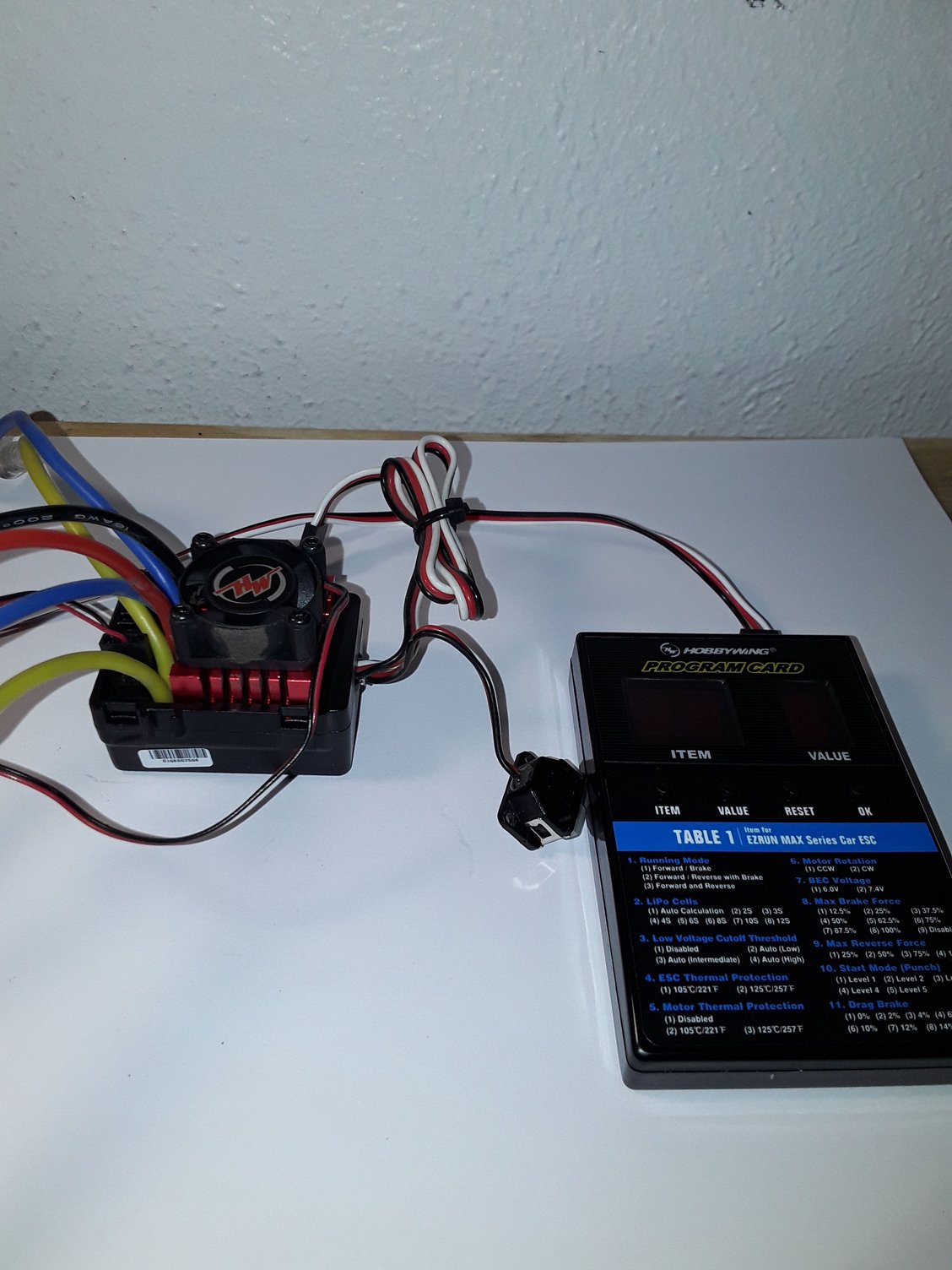 Hobbywing 880 esc and programmer - R/C Tech Forums