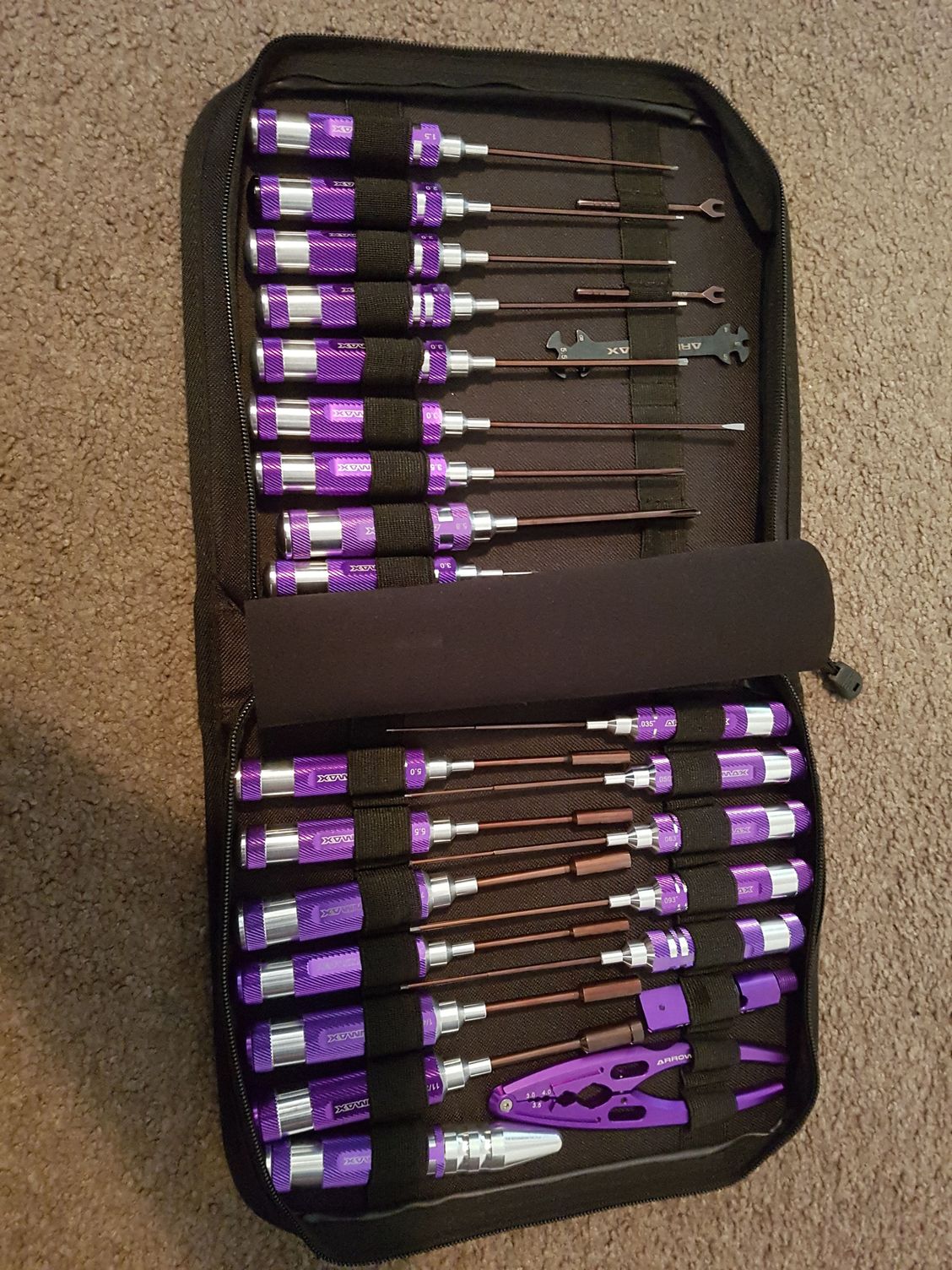 Arrowmax purple tool set - R/C Tech Forums