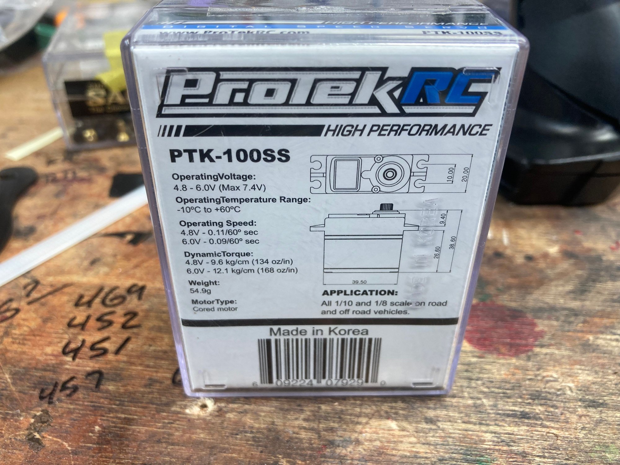 ProTek PTK-100SS Standard Digital Metal Gear Servo new? $32 shipped - R/C Tech Forums