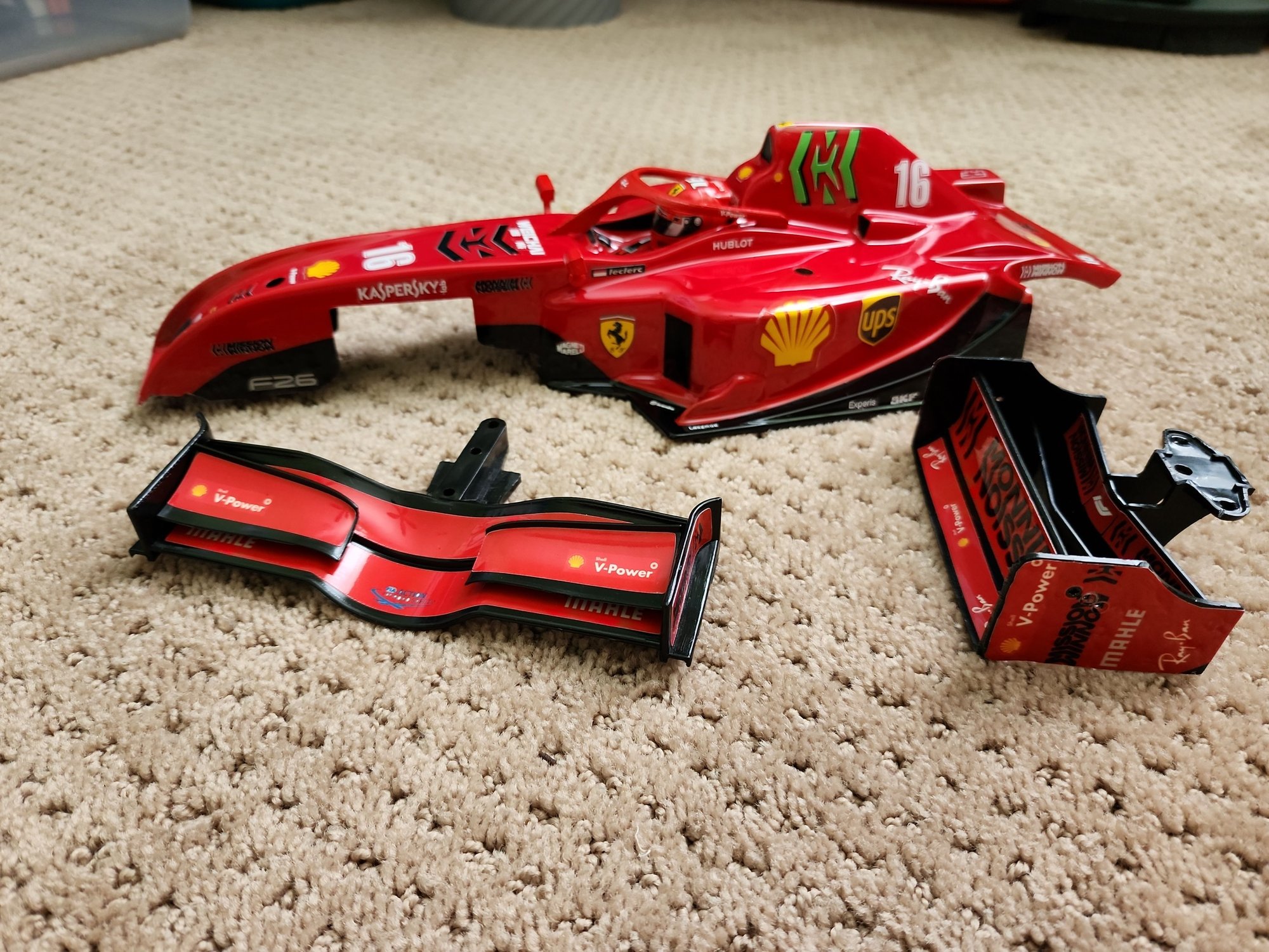 FINISHED F1 BODY SET FERRARI 16 PROTOFORM WITH WINGS - R/C Tech Forums