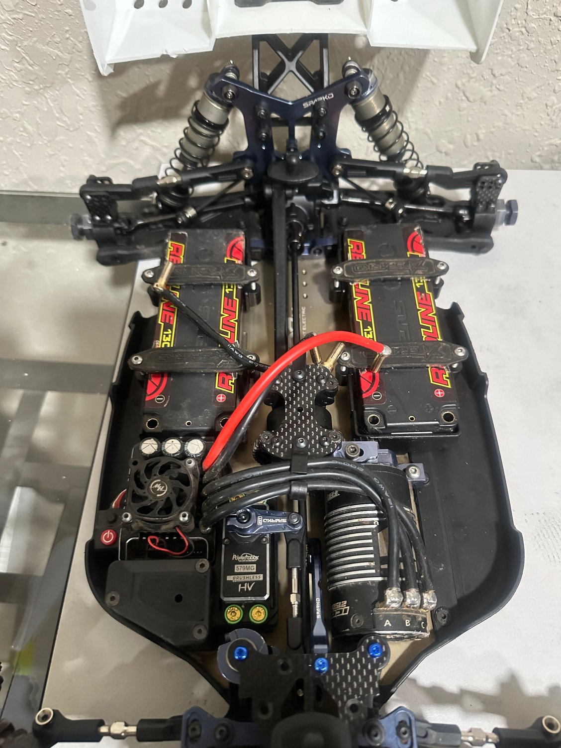 Sparko f8e pro RTR like new & custom body and upgrades Hobbywing esc ...