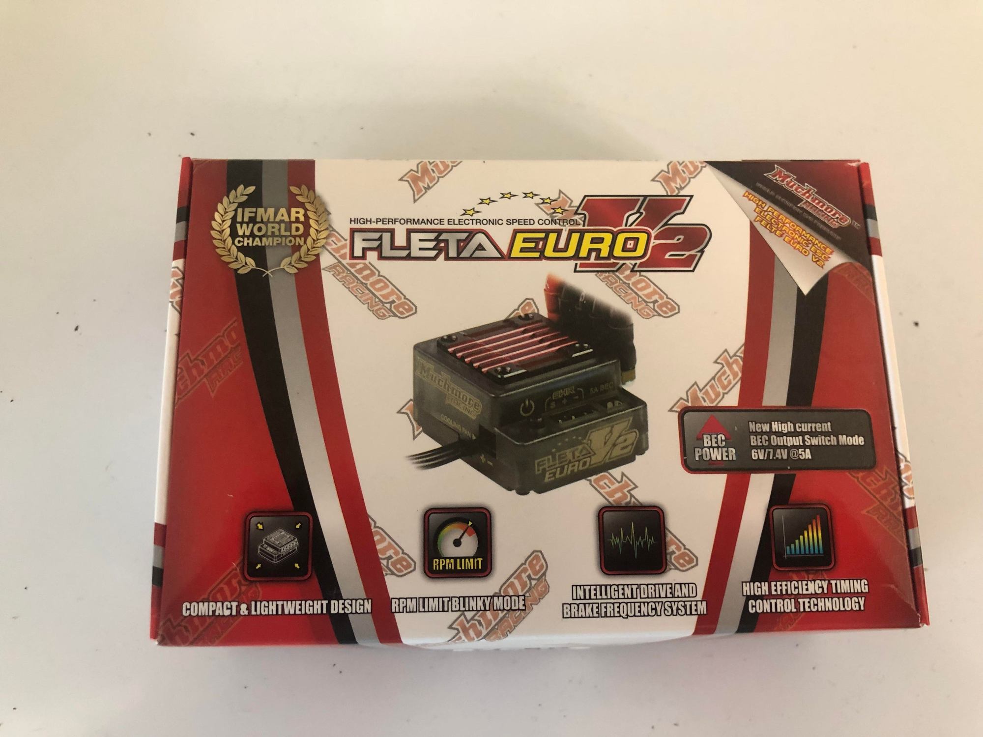 NIB Muchmore Fleta V2 Euro stock spec ESC - R/C Tech Forums