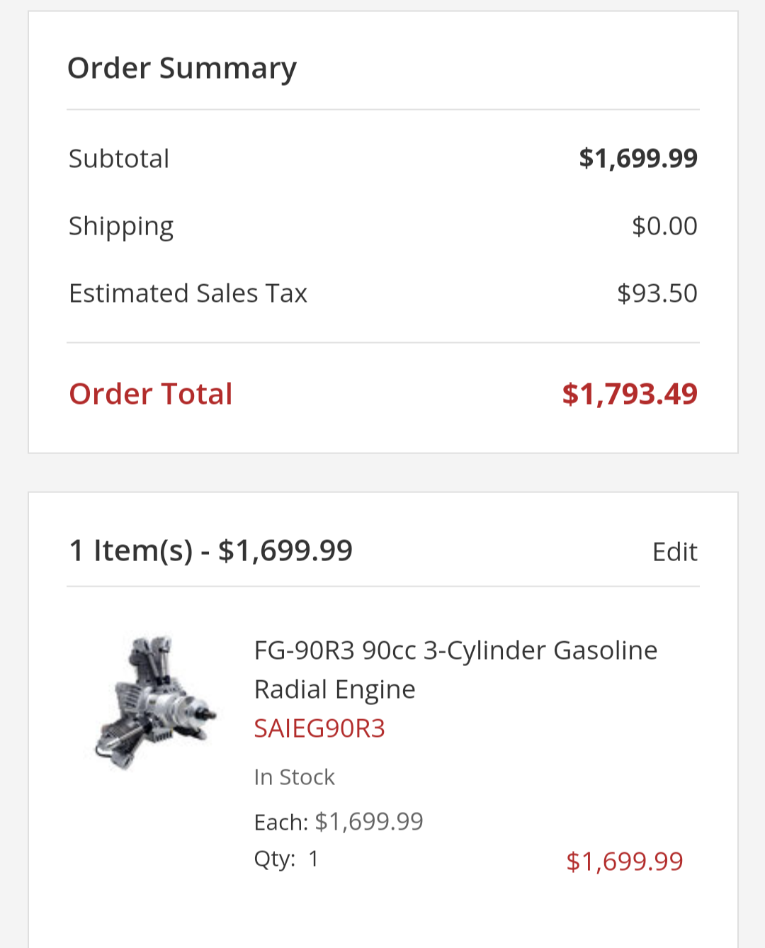 FG-90R3 90cc 3-Cylinder Gasoline Radial Engine - RCU Forums