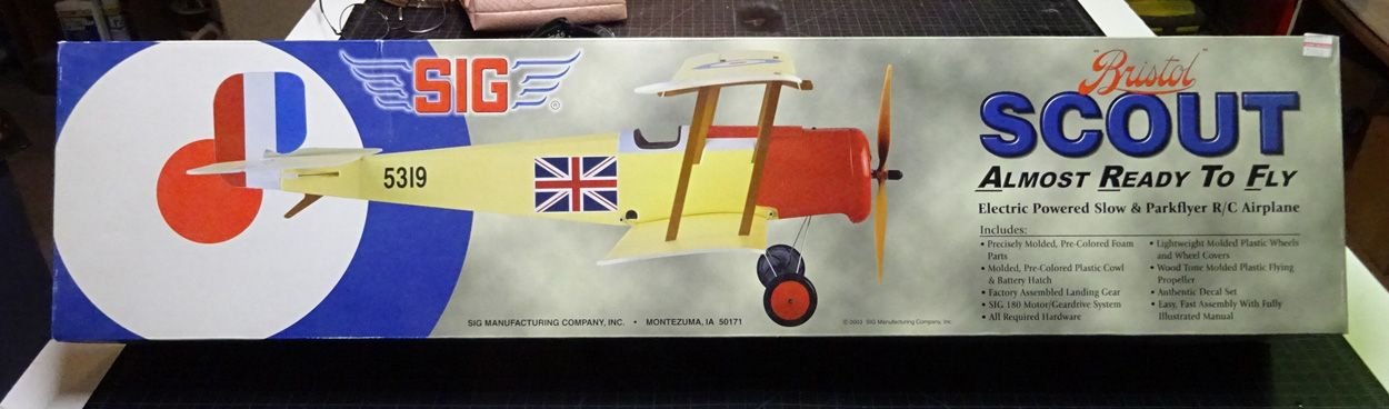 Sig Mfg. Bristol Scout kit ARF $125 Free Shipping - RCU Forums