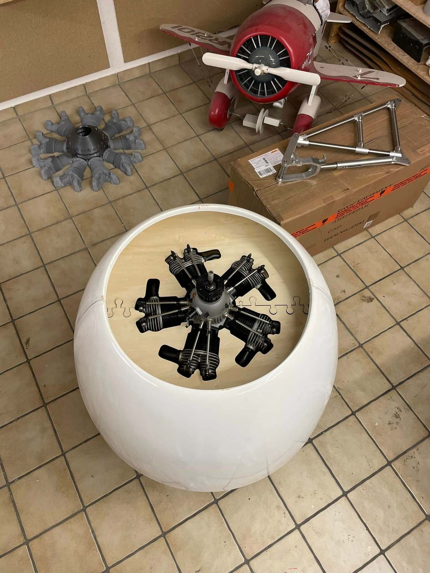 50% GeeBee R2 powered by MOKI 400 radial - Page 5 - RCU Forums