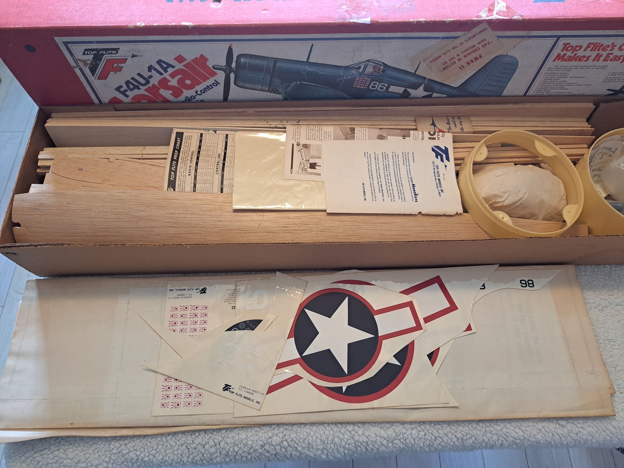 Corsair kit for sale. Top Flite red box - RCU Forums