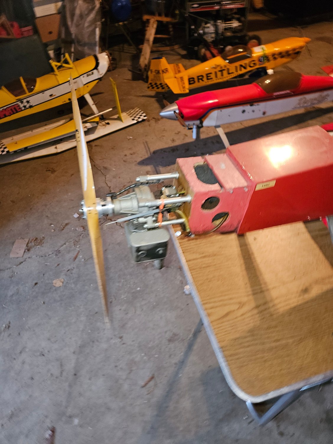 Six Gas Model Airplanes with Engine Futaba receivers and servos, RTF ...