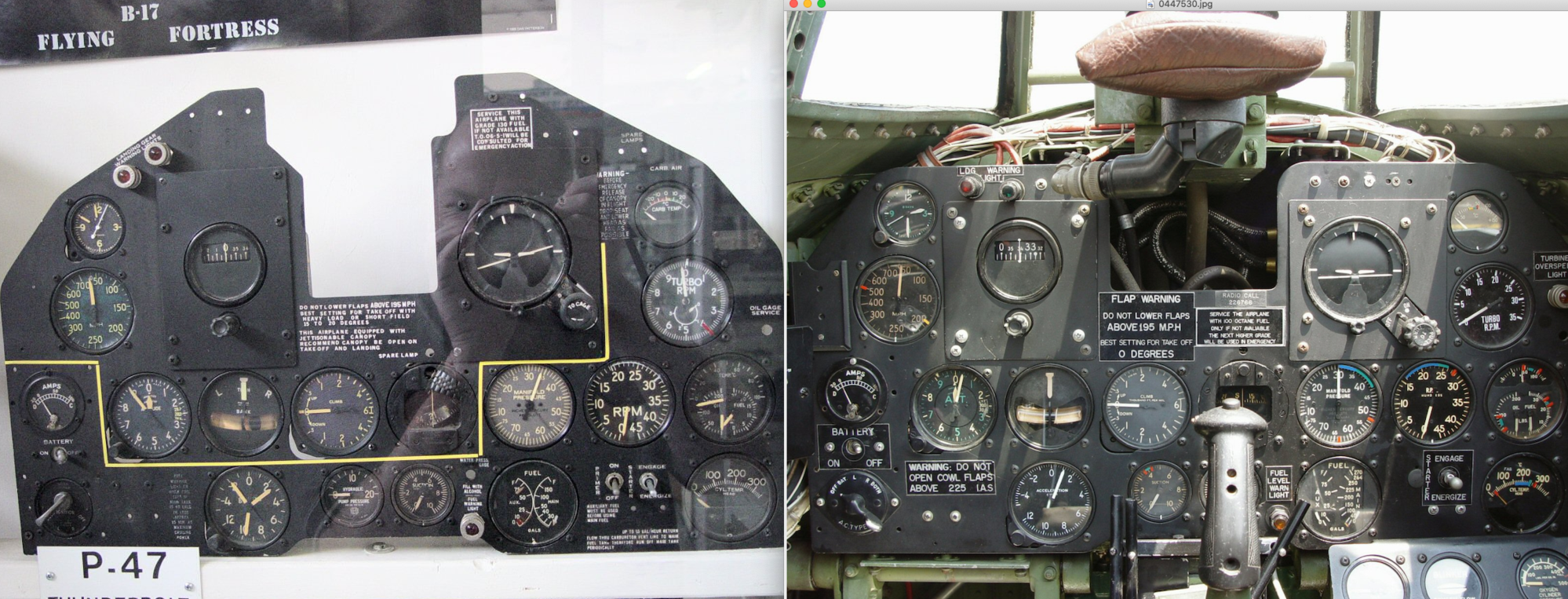 P-47 Instrument panel questions - RCU Forums