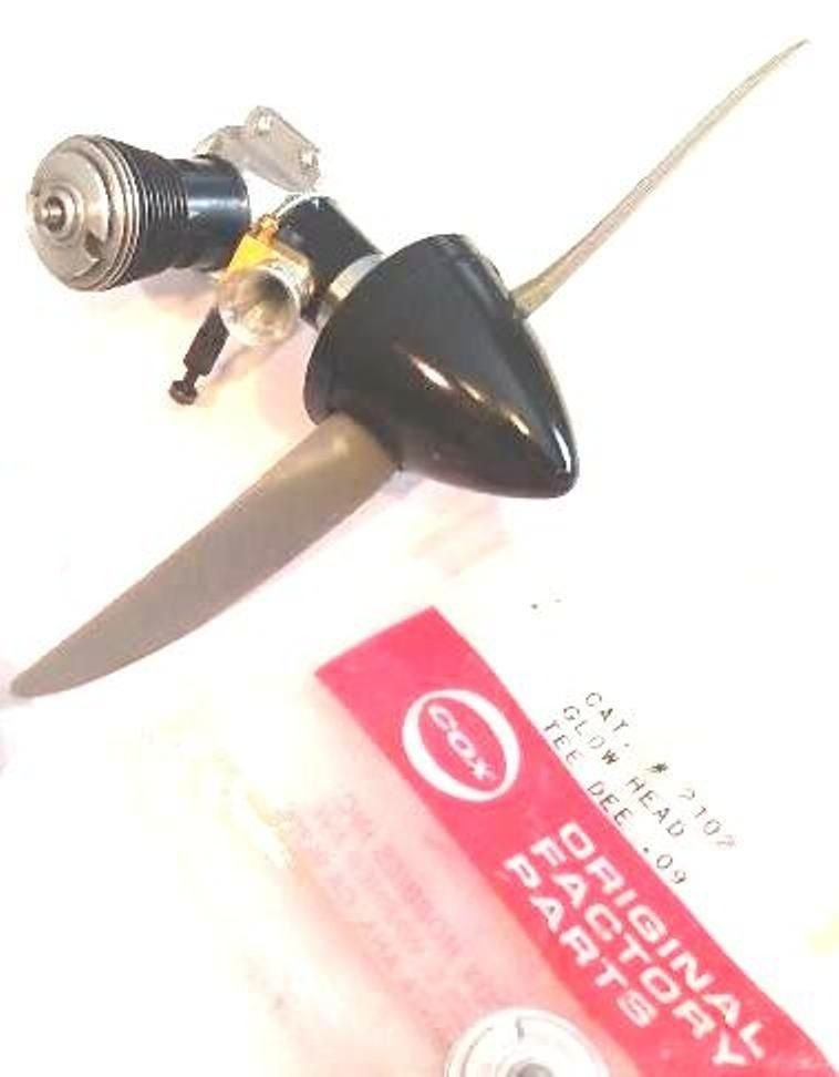 Cox TD .09 Model Airplane Engine, NIP Glowhd, Spinner, APC Prop, Alum Carb Body - RCU Forums