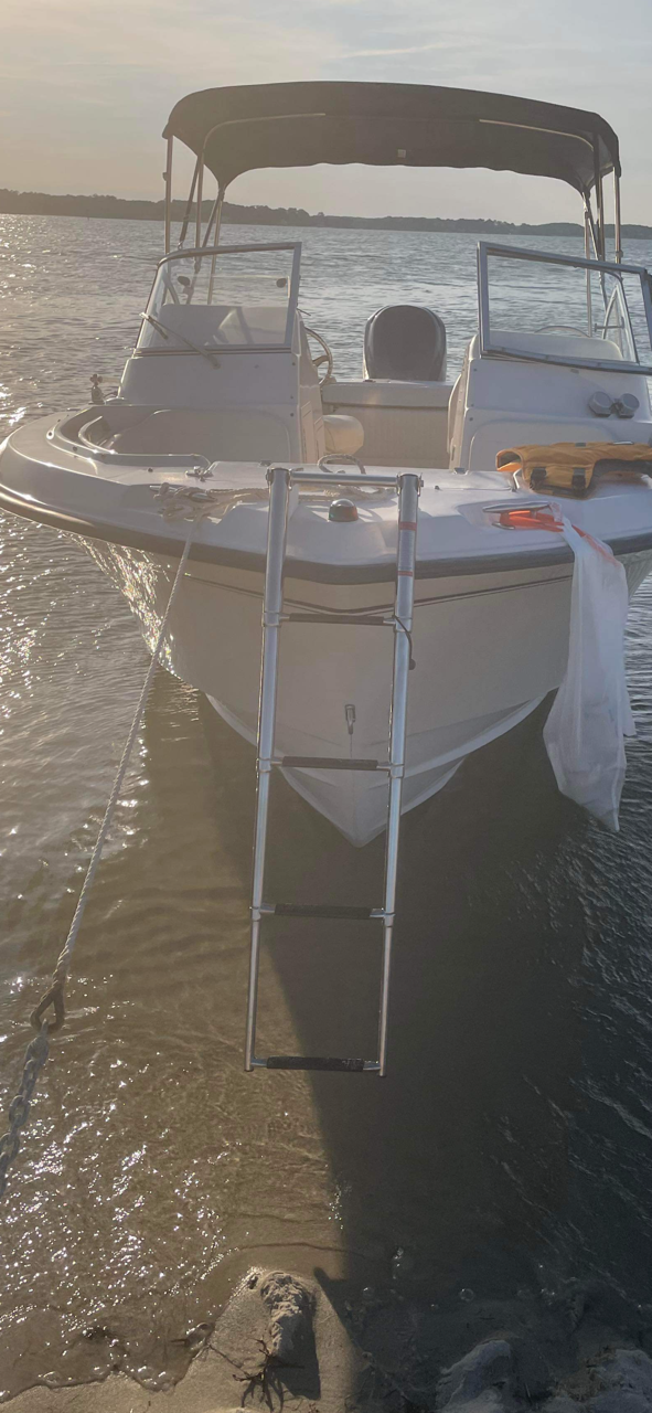 The Hull Truth - Boating and Fishing Forum - Bow Boarding Ladder When ...